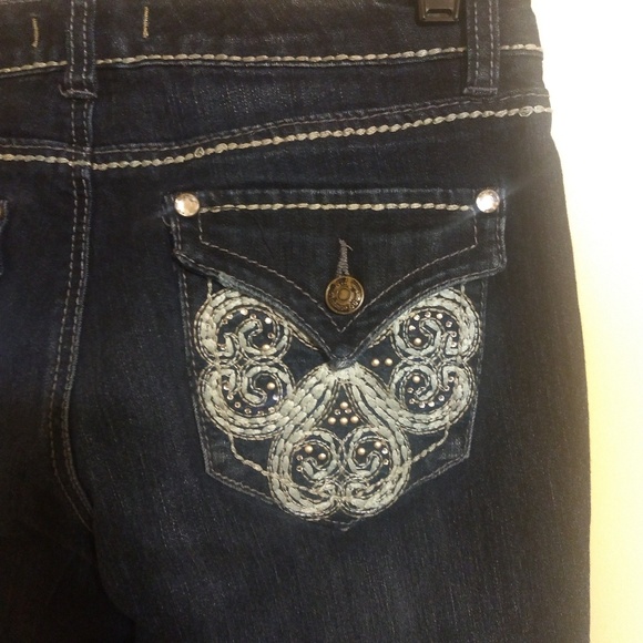 Vintage America | Jeans | Vintage America Embroidery Capri Jeans Sz 6 ...